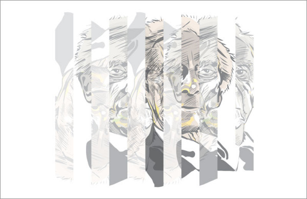 Bertrand Russell - Artwork of Max Morresi